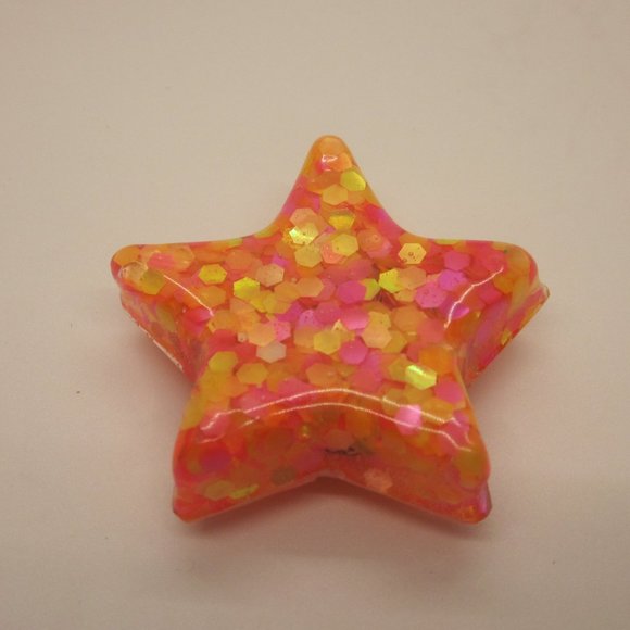 Hand Crafted | Accents | Orange Yellow Star Magnet | Poshmark